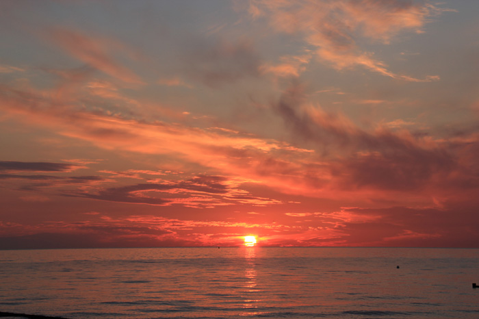 21 Juni Sonnenuntergang